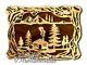 Wood frame with cabin scene - Scroll Saw Artist