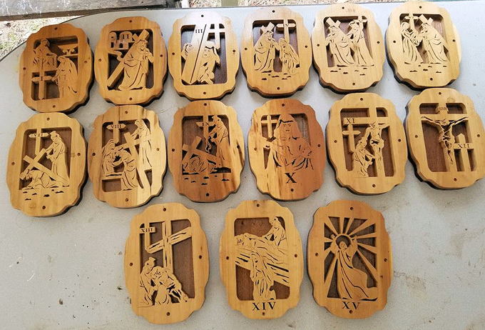 Way of the cross/Stations of the cross - Scroll Saw Artist