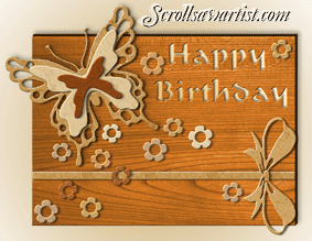 Happy Birthday - Scroll Saw Artist