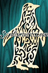 Penguin stack - Scroll Saw Artist