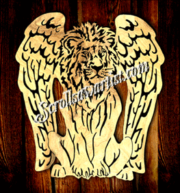 Tribal lion - Scroll Saw Artist