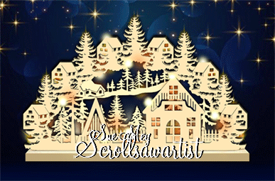 Forest Village arch - Scroll Saw Artist