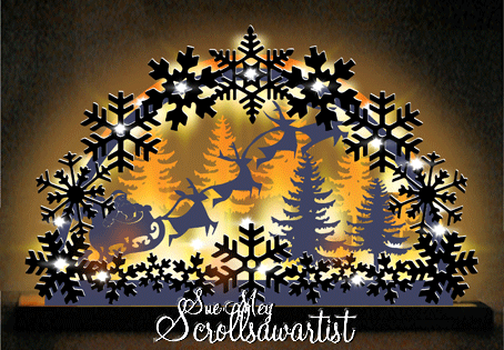 Snowflake arch #2 - Scroll Saw Artist