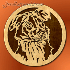 Australian Shepherd - Scroll Saw Artist