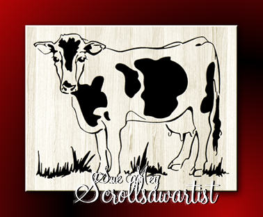 Cow - Scroll Saw Artist