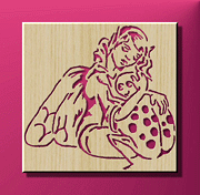 Fairy & ladybug - Scroll Saw Artist