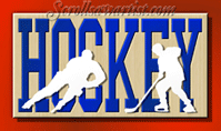 Hockey plaque - Scroll Saw Artist