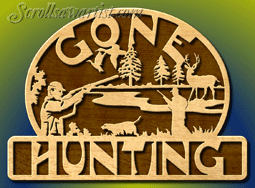 Gone Hunting - Scroll Saw Artist