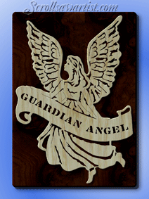 Guardian angel - Scroll Saw Artist