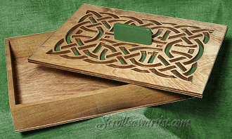 Celtic knot box - Scroll Saw Artist