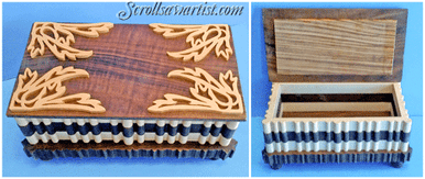 Layered trinket box - Scroll Saw Artist