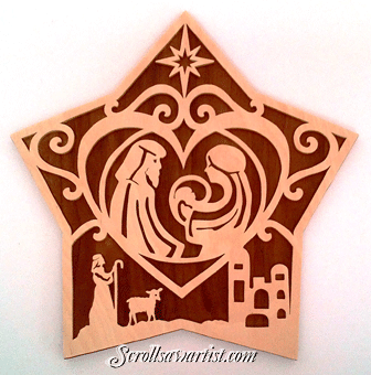 Star nativity - Scroll Saw Artist