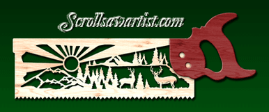 Handsaw - Deer - Scroll Saw Artist