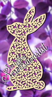 Decorative bunny rabbit - Scroll Saw Artist