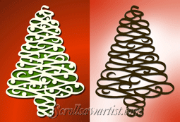 Freeform ribbon tree - Scroll Saw Artist