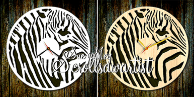 Zebra clock