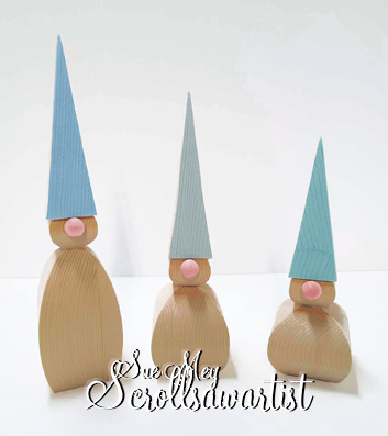 Compound cut gnomes - Scroll Saw Artist
