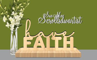 Have faith - Scroll Saw Artist