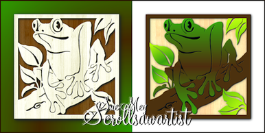 Frog - Scroll Saw Artist