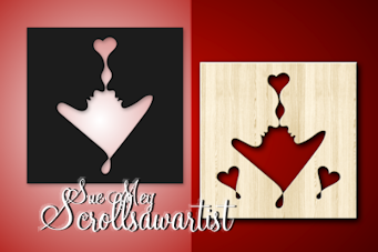 Face silhouettes - Scroll Saw Artist