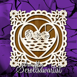 Lace frame - knitting - Scroll Saw Artist