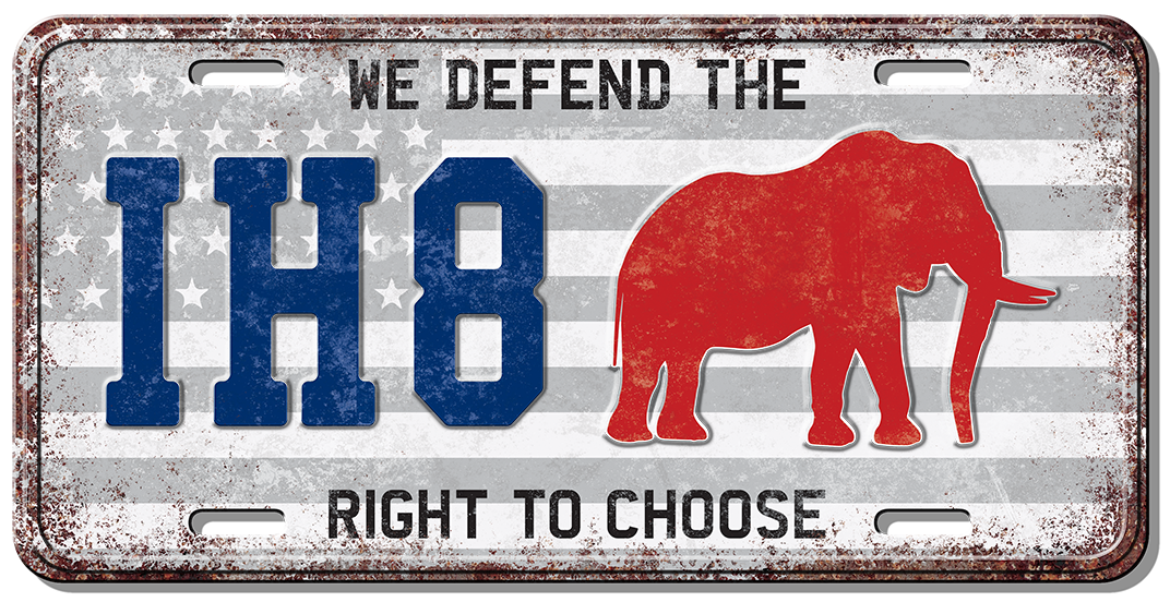 IH8 REP License Plate | Desperate Enterprises Wholesale