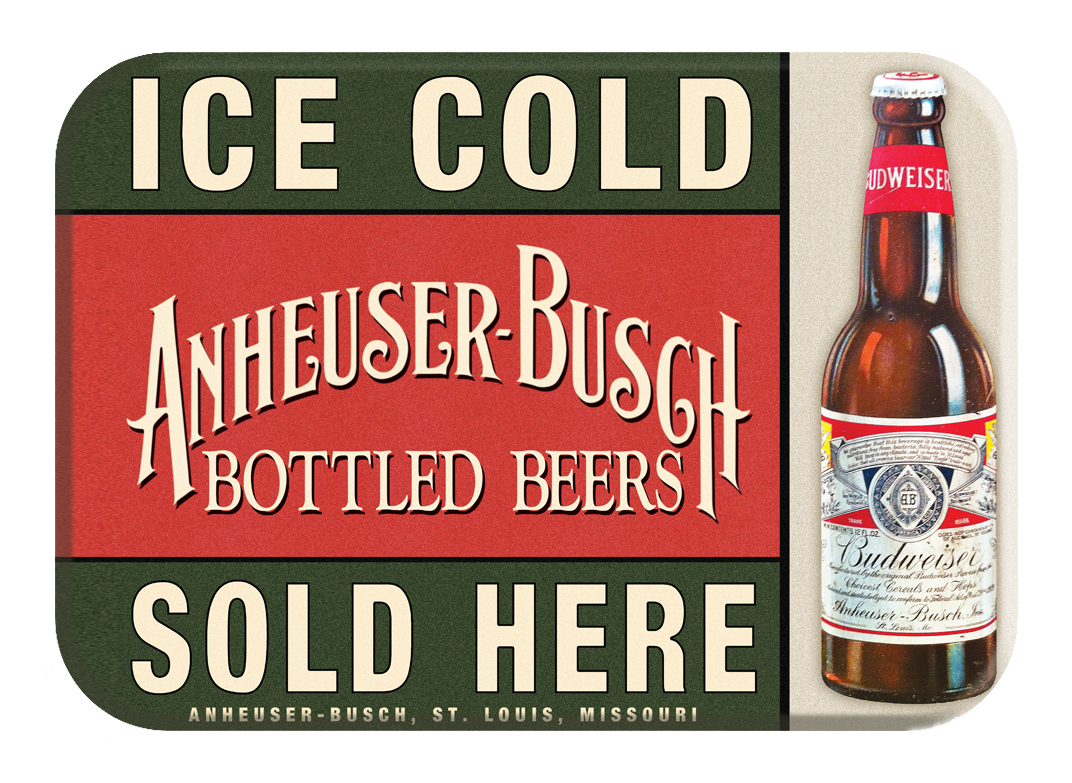 Buy Wholesale Anheuser-Busch Magnet: Budweiser - Ice Cold