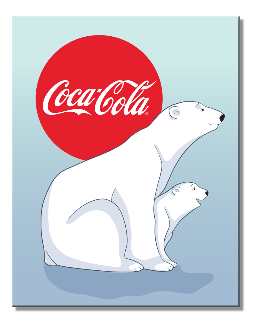 Coca-Cola COKE - Mama Bear | Wholesale Metal Signs