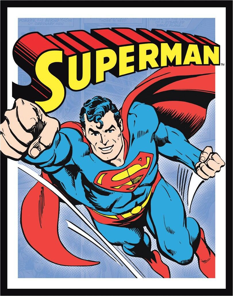 Superman - Retro Panels | Desperate Enterprises