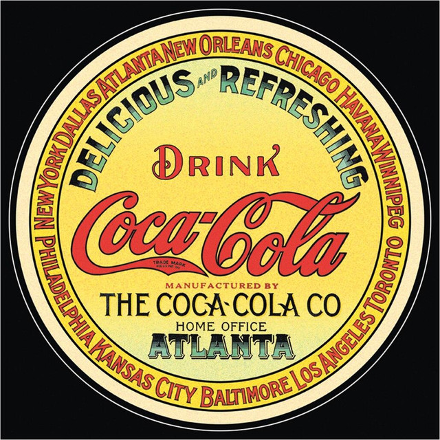 COKE - Round Keg Label | Desperate Enterprises