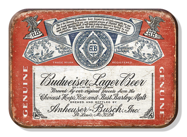 Buy Wholesale Anheuser-Busch Magnet: Budweiser - Old Label