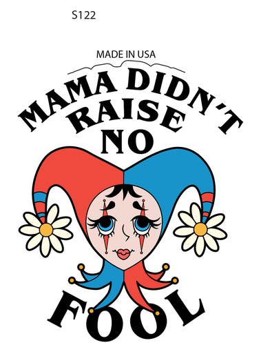Sticker - Fool Matte (set of 6) Desperate Enterprises