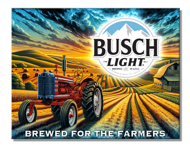 Busch Light Farmers | Wholesale Metal Signs
