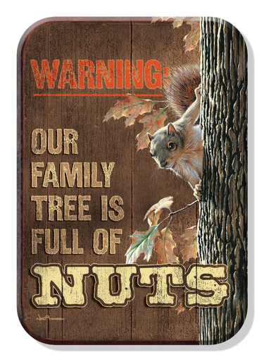 Magnet: Family Tree - Nuts | Desperate Enterprises