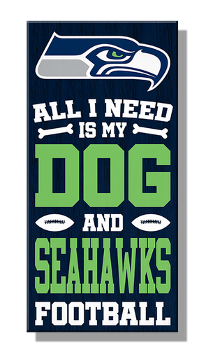 MDF Seahawks - Dog Sign | Desperate Enterprises Wholesale Sign