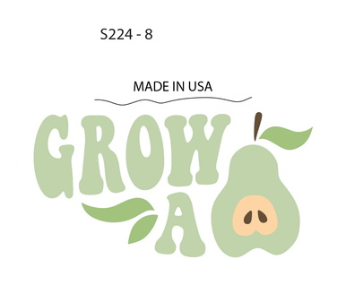 Sticker - Grow A(set of 8) Desperate Enterprises