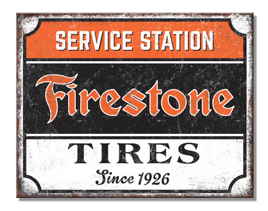 FIRESTONE SERVICE| Wholesale Metal Signs