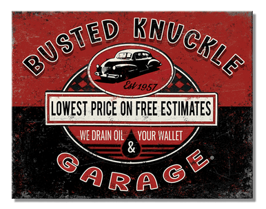 Busted Knuckle Garage | Wholesale Metal Signs