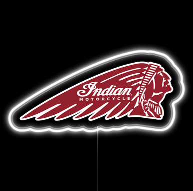 LED Indian Die Cut 18.45" X 23" | Desperate Enterprises