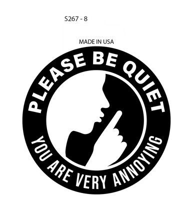 Quiet (Set of 8)Desperate Enterprises