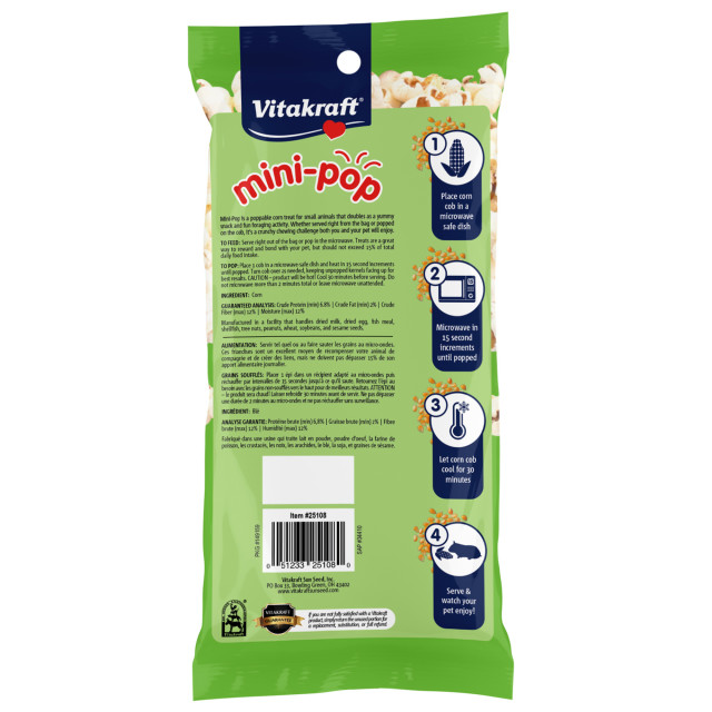 Mini Pop Indian Corn - 1 lb - Essex County Co-Op