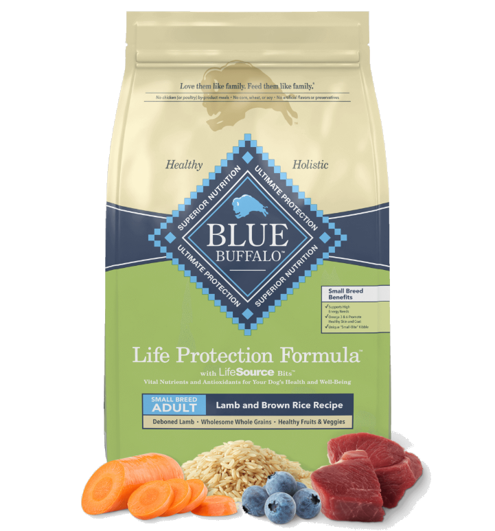 BLUE Life Protection Formula™ Small Breed Adult Lamb & Rice Recipe ...