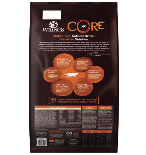 Wellness CORE Grain Free Original Turkey & Chicken Recipe