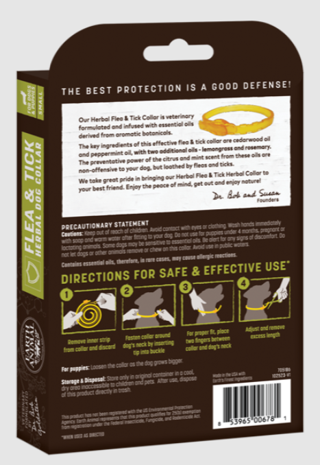 Earth Animal Herbal Flea & Tick Collar for Dogs - Essex County Co-Op
