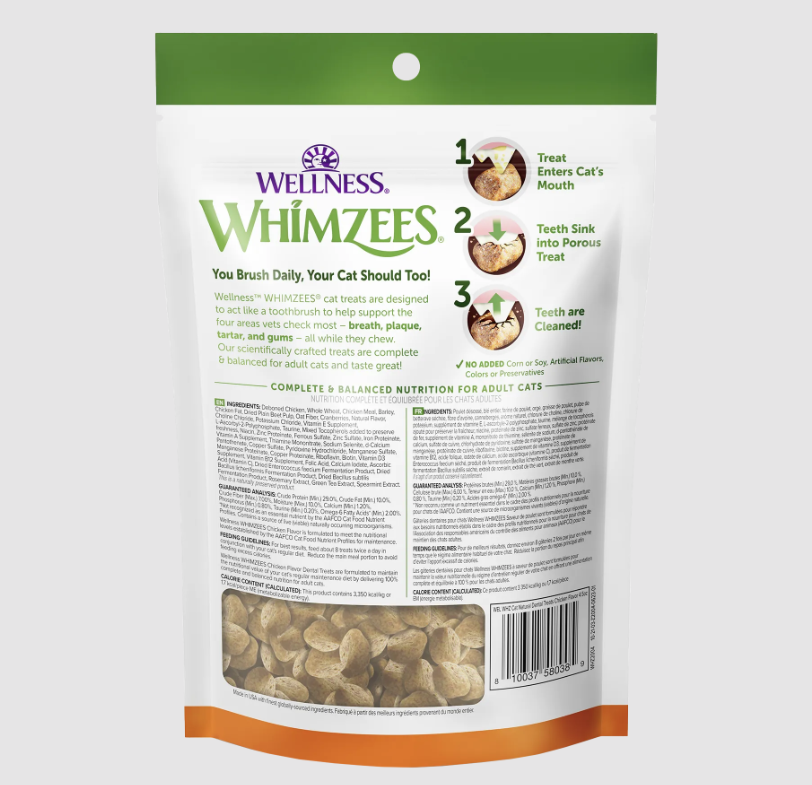 WHIMZEES® Cat Dental Treats Chicken - Essex County Co-Op