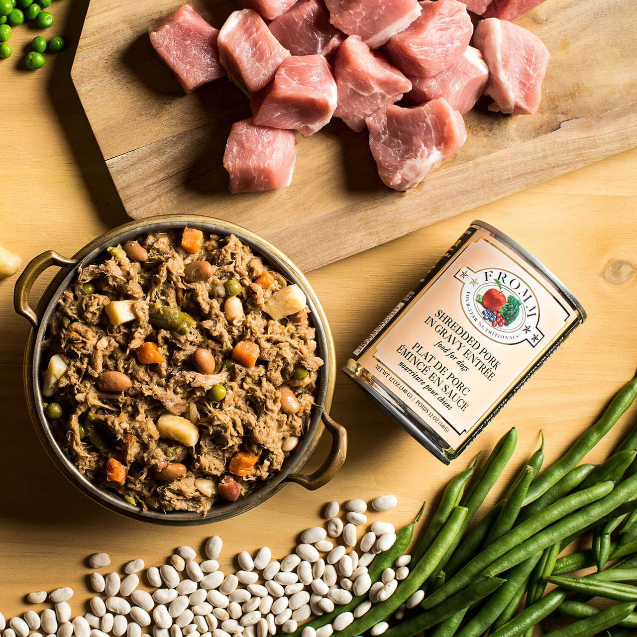 Fromm Shredded Pork in Gravy Entrée Dog Can - Essex County Co-Op