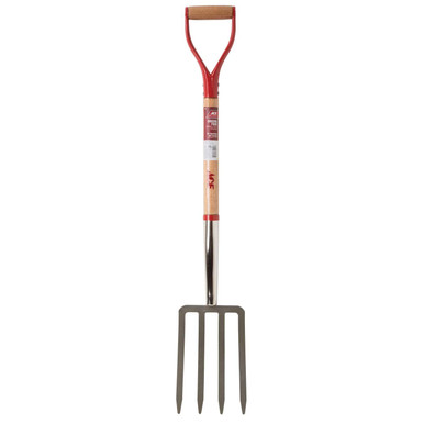 Ace 4 Tine Steel Spading Fork Wood Handle - Essex County Co-Op