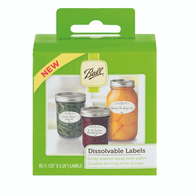 Ball® Dissolvable Canning Labels - 60 pk - Essex County Co-Op