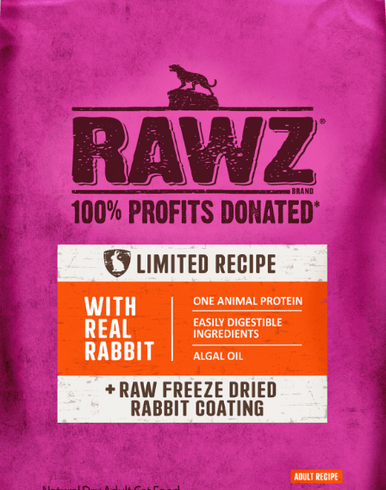 Rawz LID Real Rabbit Dry Food for Cats - Essex County Co-Op