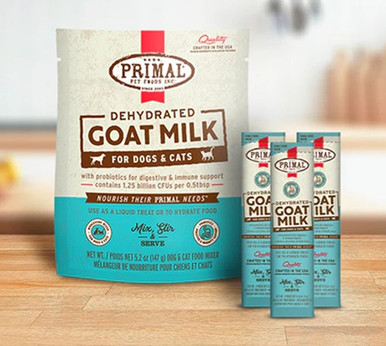 Primal Single Packet Dehydrated Goat Milk - Essex County Co-Op